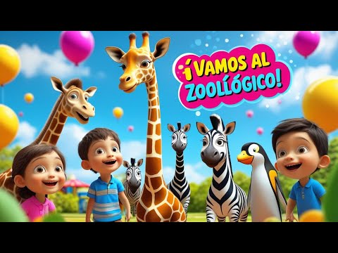 🦓 ¡Canta y Juega con los Amigos del Zoológico! - Canción para Niños ...