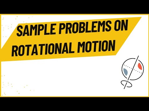 Rotational Motion Problem 3 - YouTube