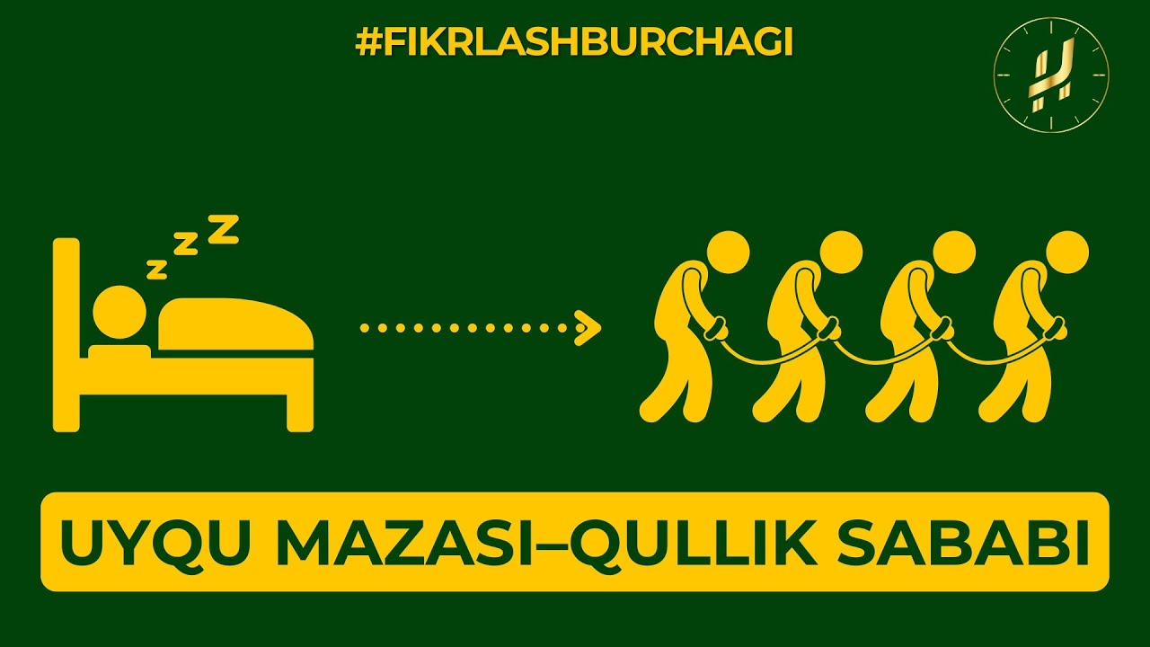 Uyqu mazasi—Qullik sababi - YouTube