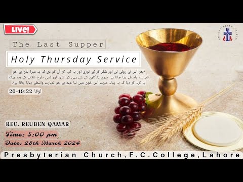 Live Holy Thursday service 28th March 2024 - YouTube
