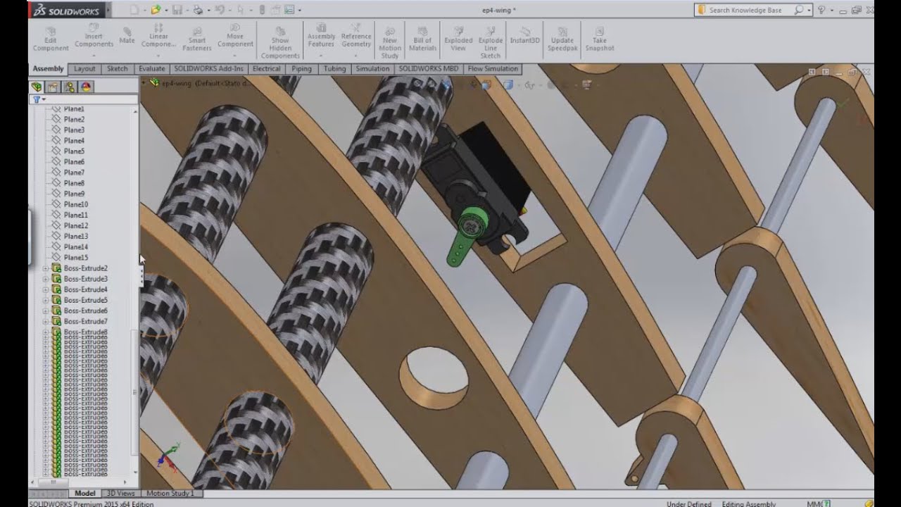 Ep 4/5 How to connect the wing with servo and ailerons - YouTube
