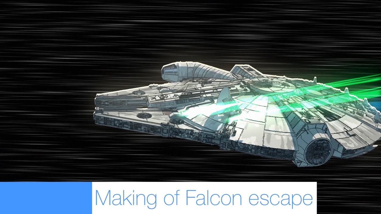 Making of the falcon escape - YouTube