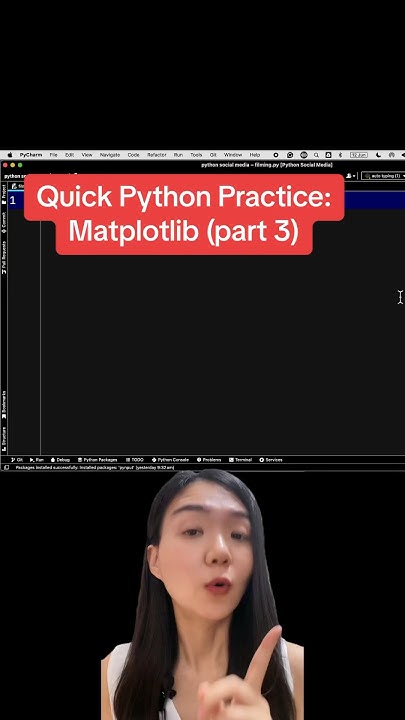 Part 3 Quick Python Practice Use Matplotlib To Visualize Data Python Coding Programming