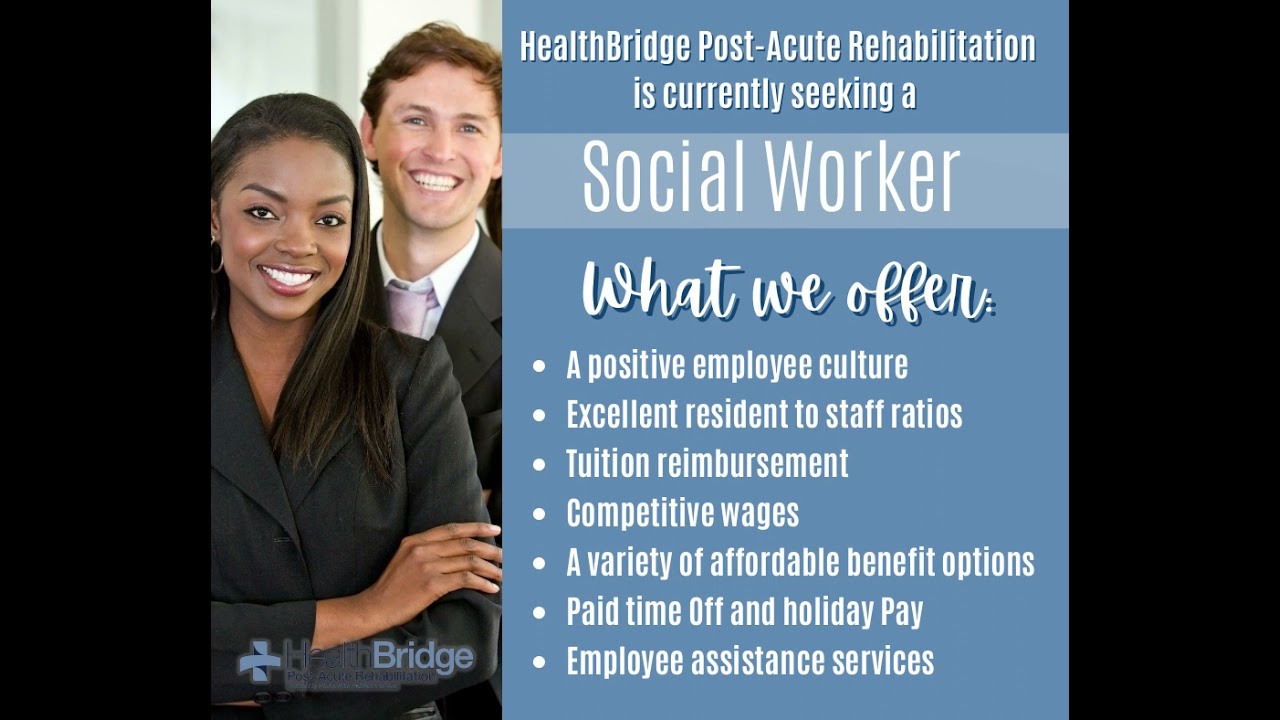 Now hiring at HealthBridge Post-Acute Rehabilitation! - YouTube