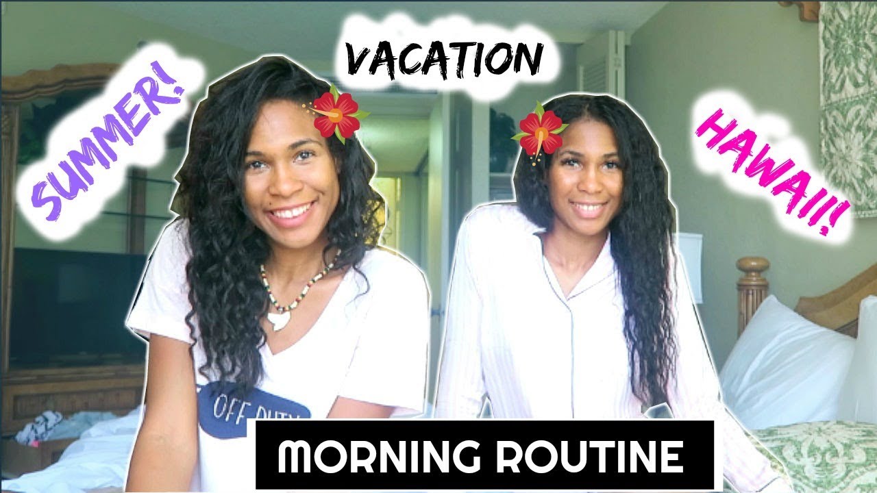 Summer Vacation Morning Routine 2018 in Hawaii Hotel! - YouTube
