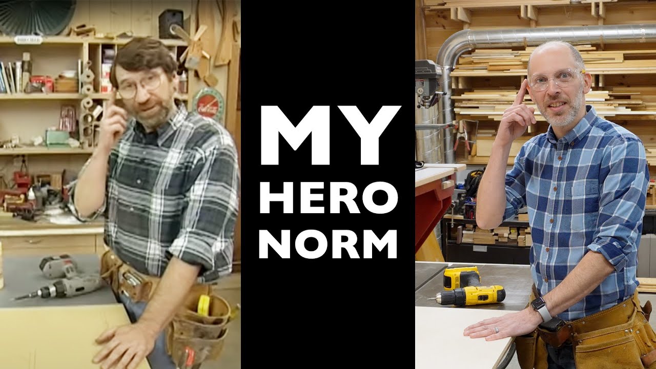 Thanking Norm Abram for being my hero and inspiring millions! - YouTube