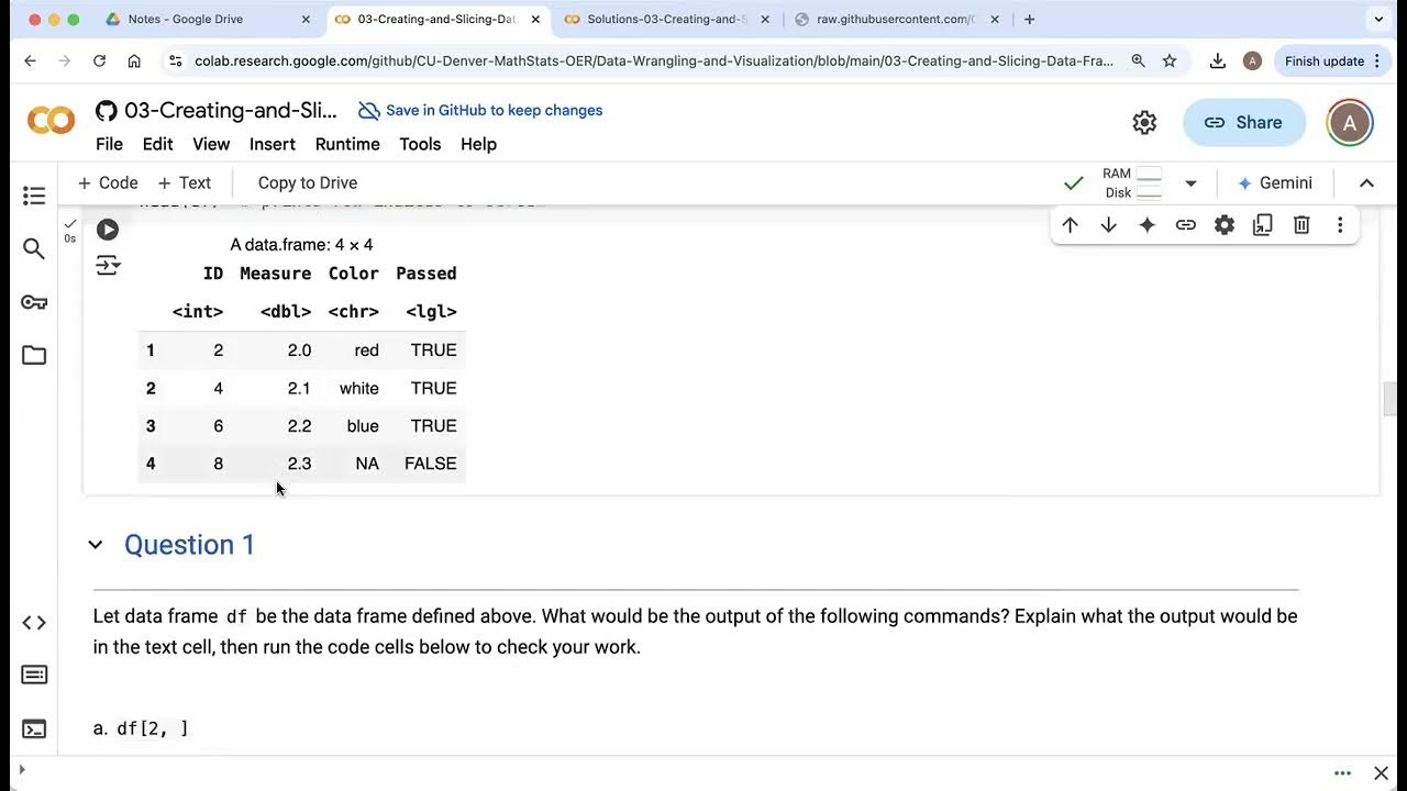 Practice Slicing with Indexing Data Frames in R - YouTube