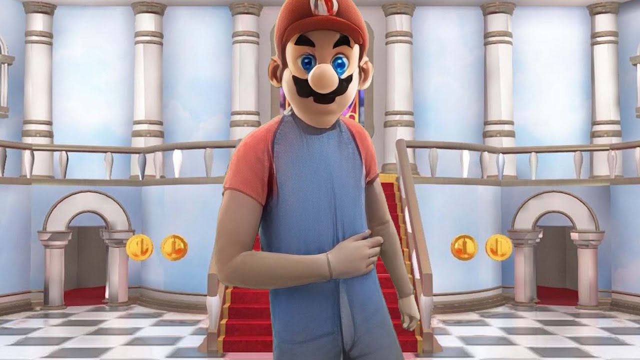 Mario Blows up while doing the band4band trend - YouTube
