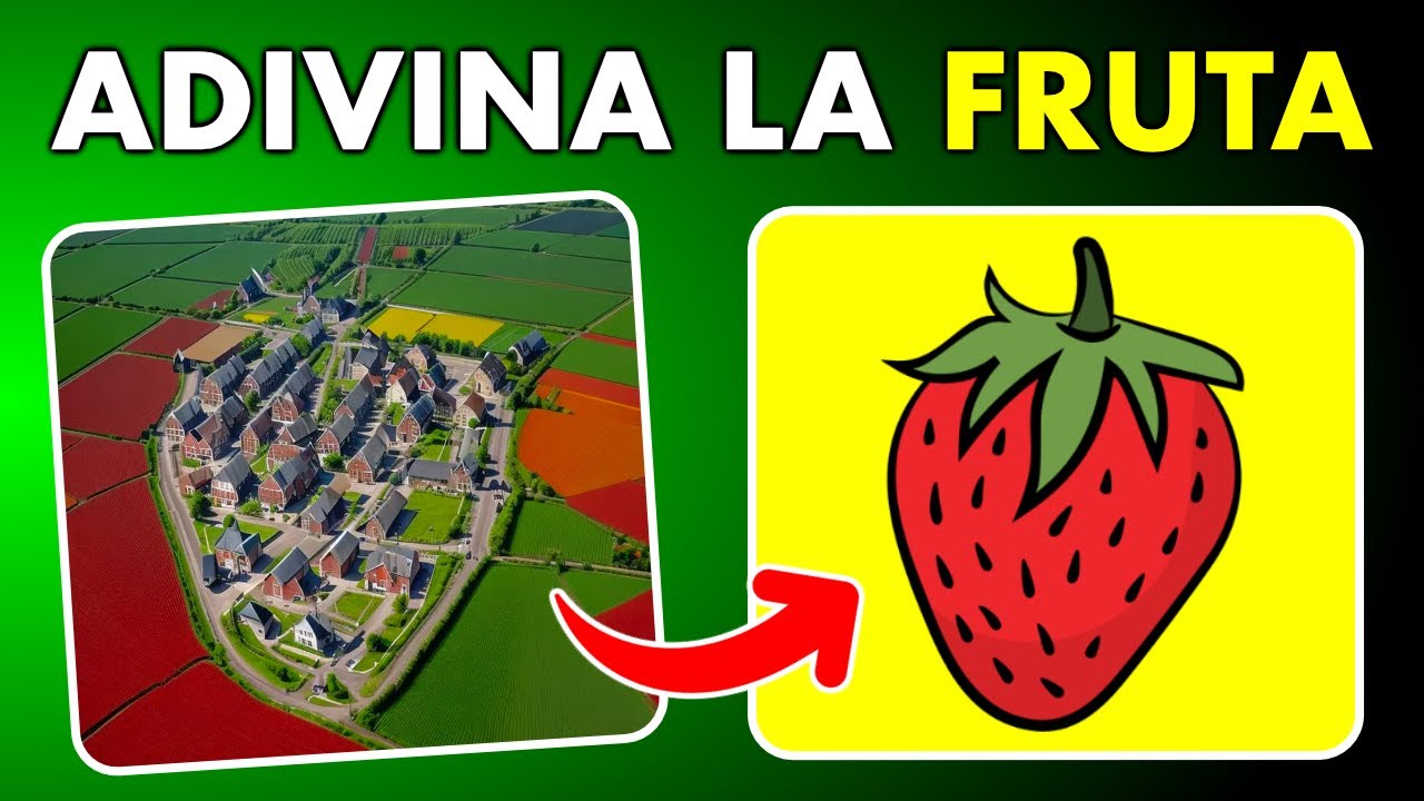 Adivina La Fruta con la Ilusión 🍌🍓🍇 Ilusión Óptica Frutas & Verduras ...