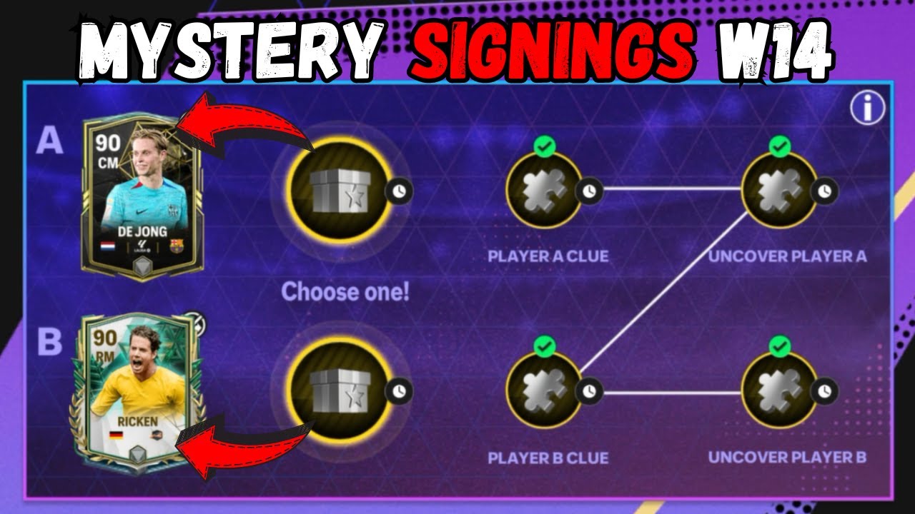 Mystery Signing Week 14 players |EA FC Mobile !| Mystery signing Week ...