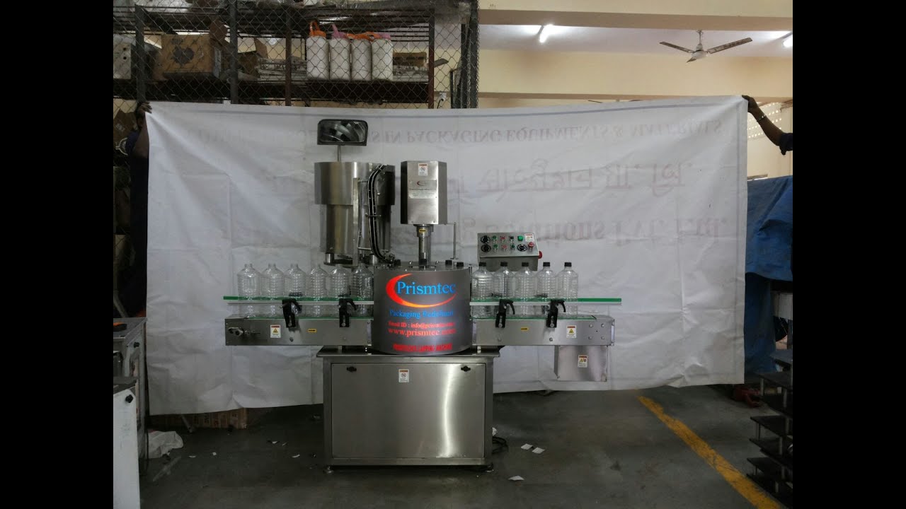 Automatic CTC Press Fit Caps Capping Machines - YouTube