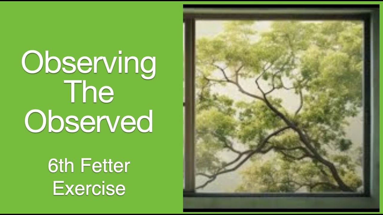 Observing The Observed - A 6th Fetter Exercise - The Awakening ...