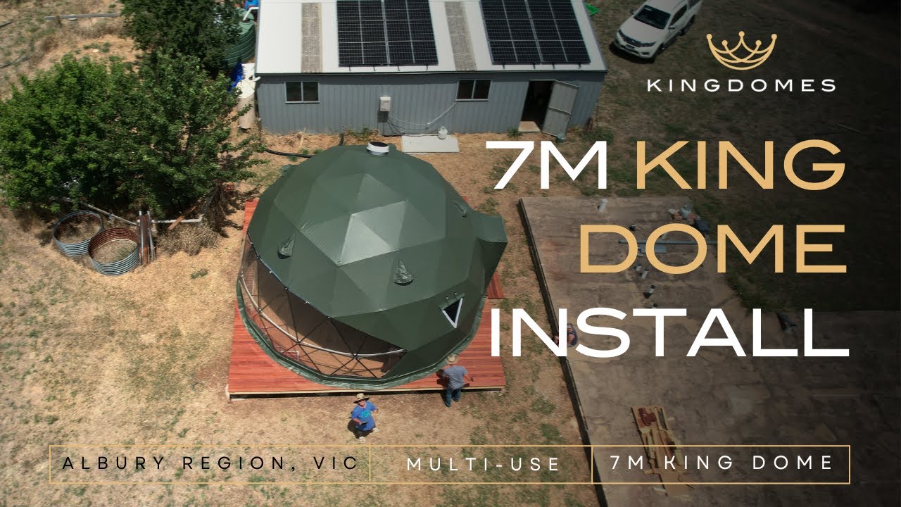 From Ground to Glory: The 7m King Dome Build Process Uncovered - YouTube