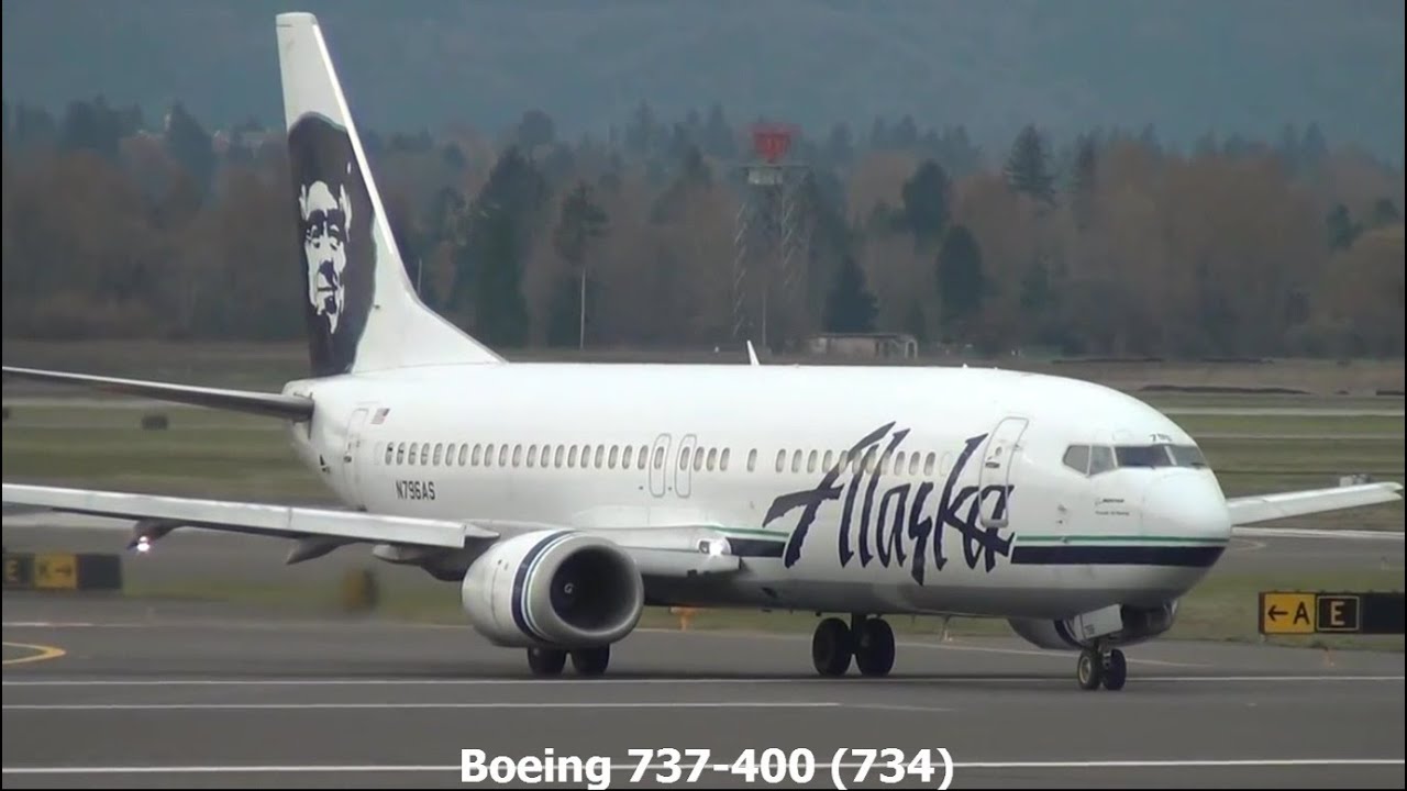 Alaska Airlines fleet video - 737-400 - YouTube