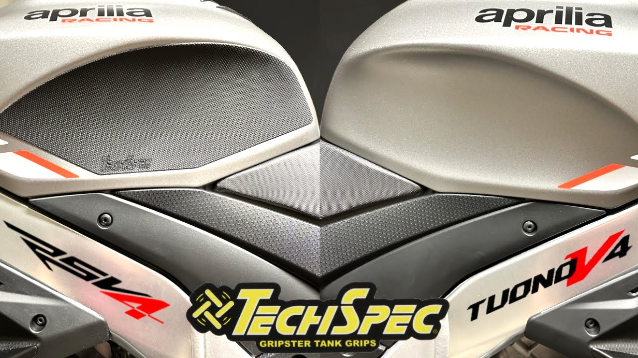 RSV4 | TechSpec Tank Grips | Install - YouTube