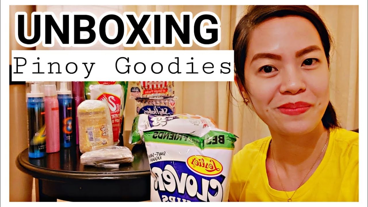 UNBOXING PINOY GOODIES - YouTube