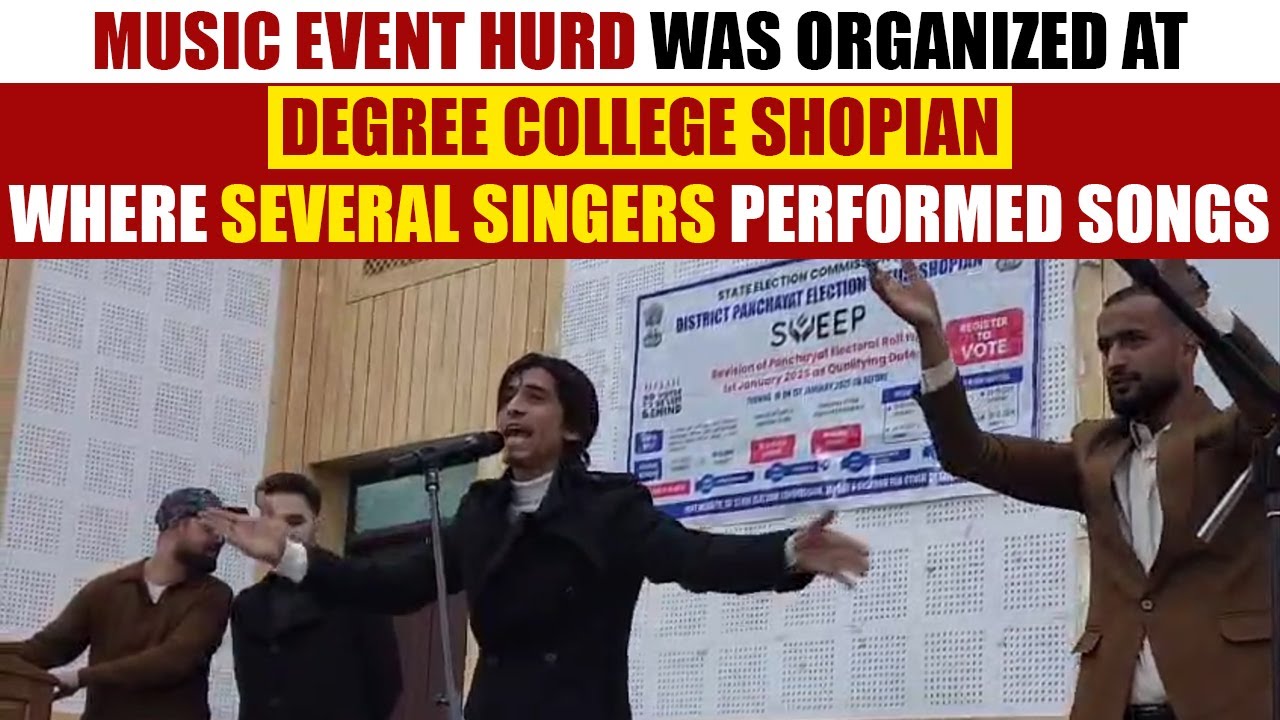 music event Hurd was organized at Degree College Shopian, where several ...