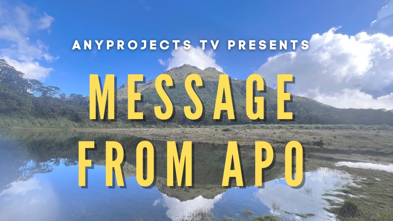 MESSAGE FROM APO || A VLOGUMENTARY || TEASER TRAILER - YouTube