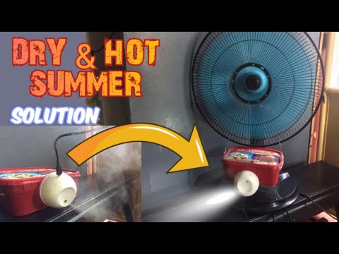 IMPROViSED ELECTRIC FAN AIR COOLER/DIY AIR CONDITIONEr - YouTube