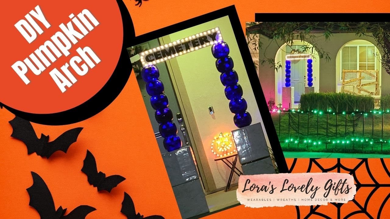 DIY Pumpkin Arch | Halloween Project - YouTube