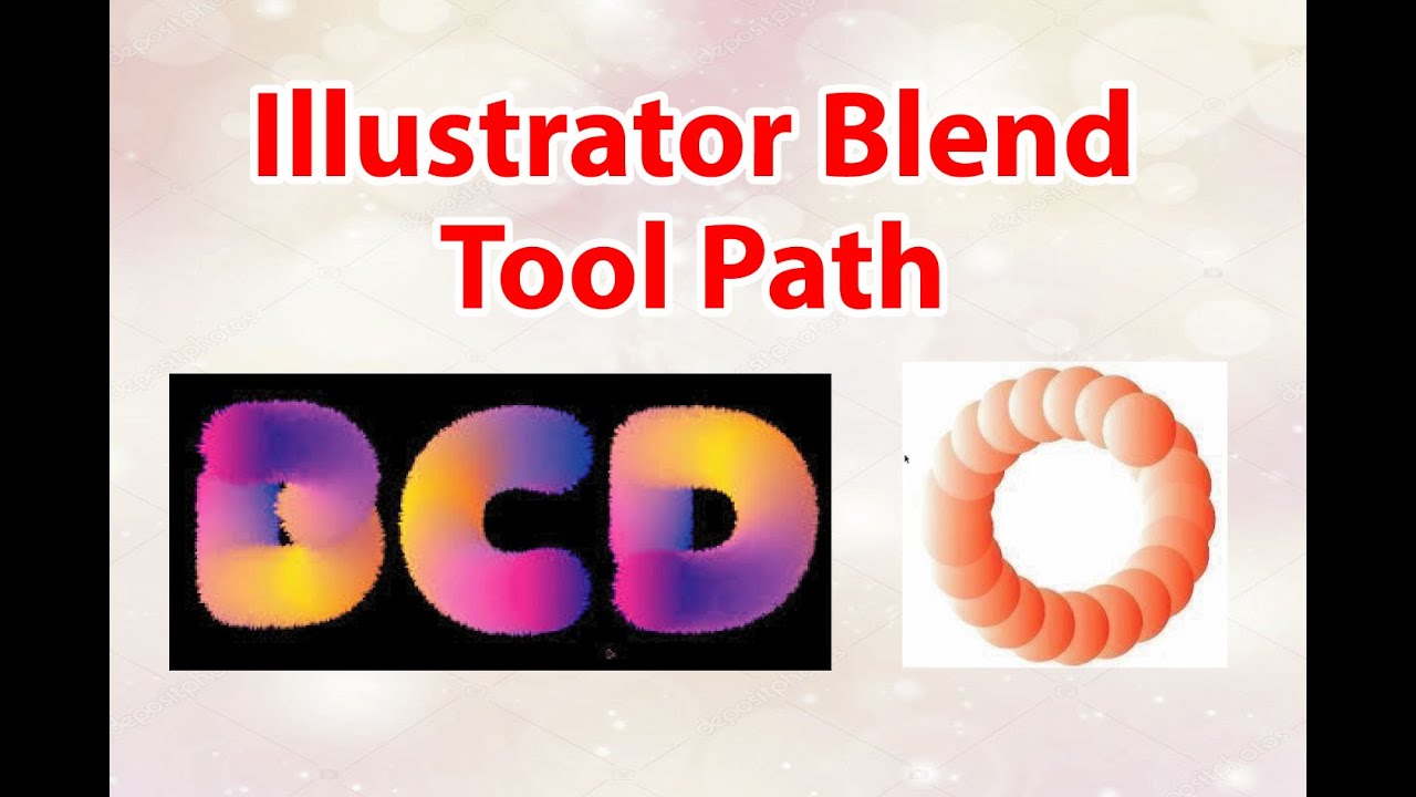 Adobe Illustrator Blend Tool & Adobe Illustrator Blend Use - YouTube