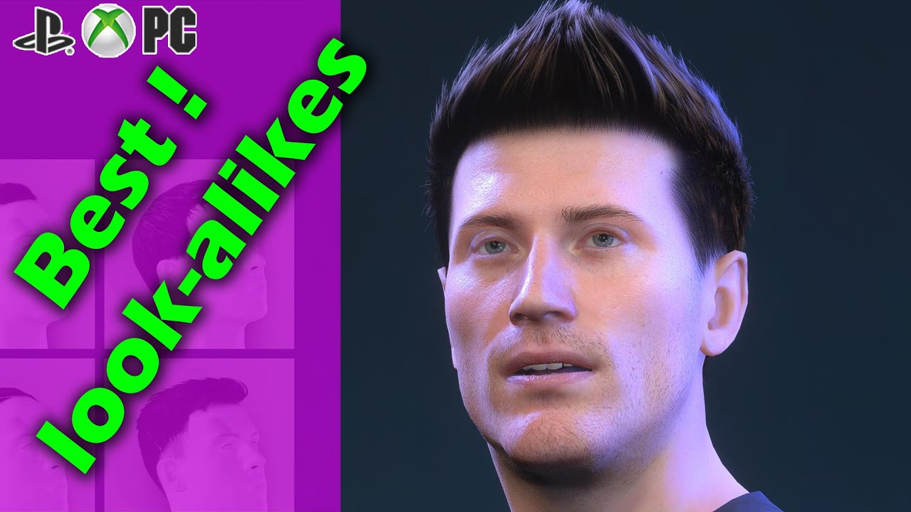 Lewandowski EA FC 25 pro clubs look alike [TUTORIAL] Lewandowski face ...