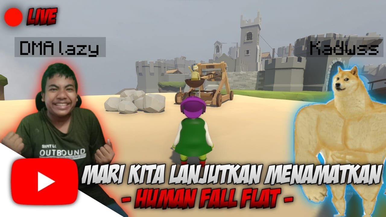 MELANJUTKAN GAME LETOY - HUMAN FALL FLAT - #2 - YouTube