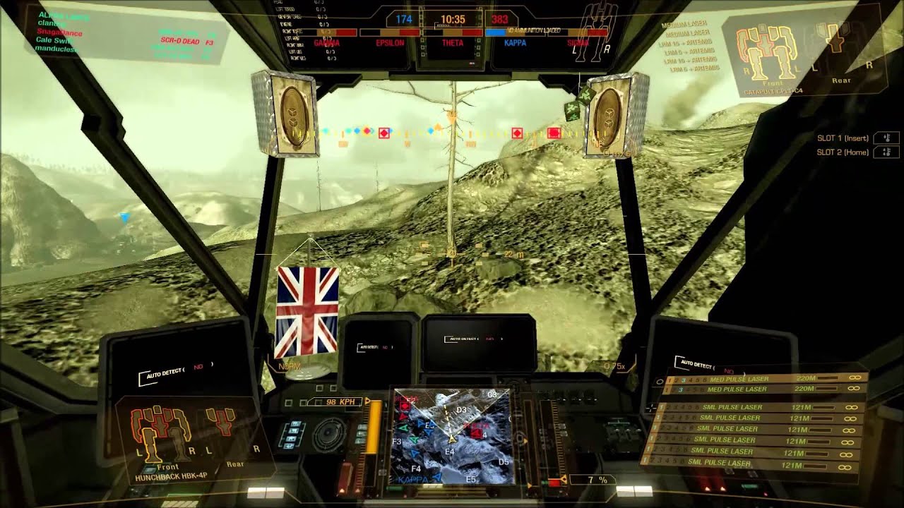 Hunchback Mech 4P The Super Wasp by the 122nd fireforce Infantry - YouTube