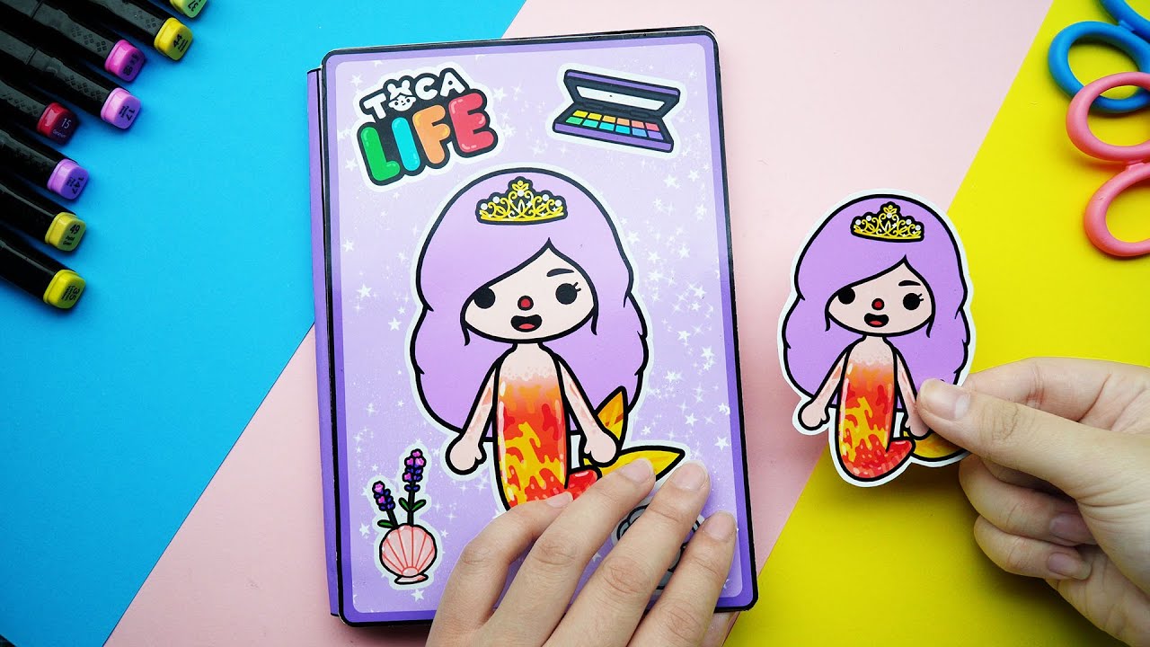 Toca Life World quiet book #2 | Mermaid House Decoration | CandyHome ...