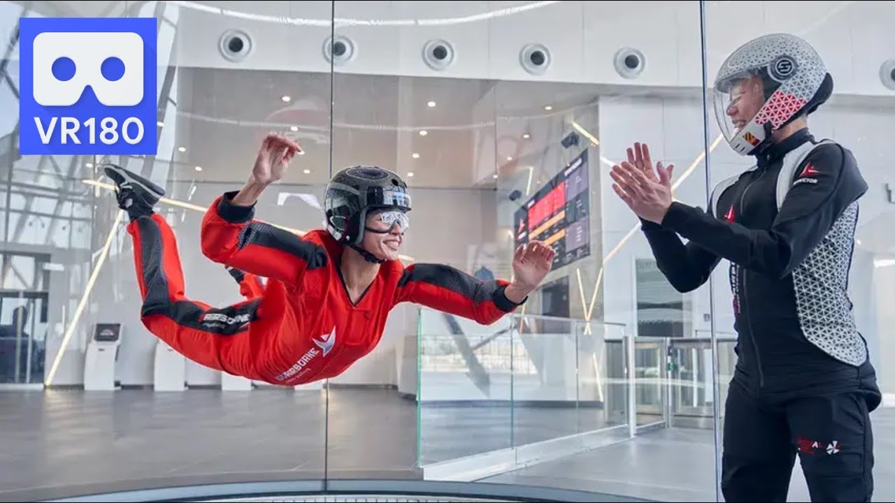 3D VR Amazing indoor skydiving in Macau GoAirborne Aero Gravity - YouTube