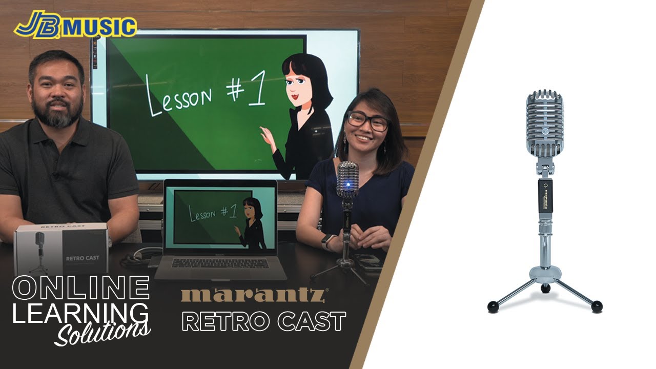 Online Learning Solutions - Marantz Retro Cast USB Microphone - YouTube