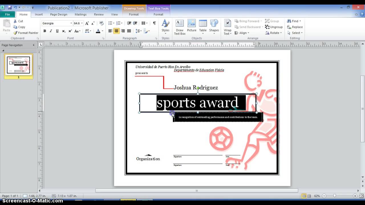 Microsoft Publisher como hacer certificados - YouTube