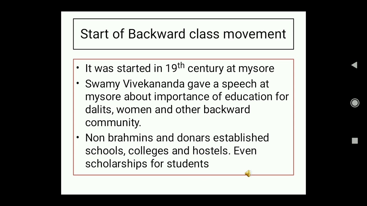 Backward class movement - YouTube