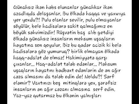 #Azerbaycan #xalq #elinaüçünsusma MateMorf - Elina