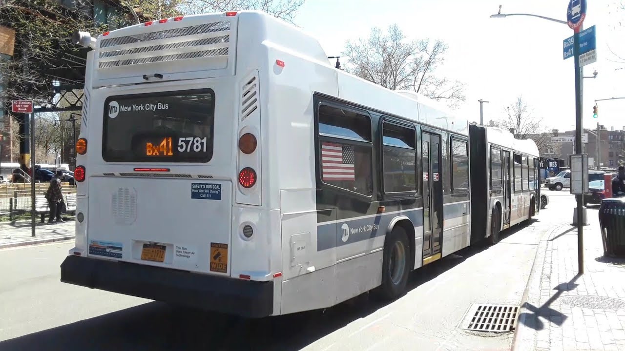 MTA: Repainted 2011 NovaBus LFSA Articulated Low Floor [5781] Bx41 bus ...