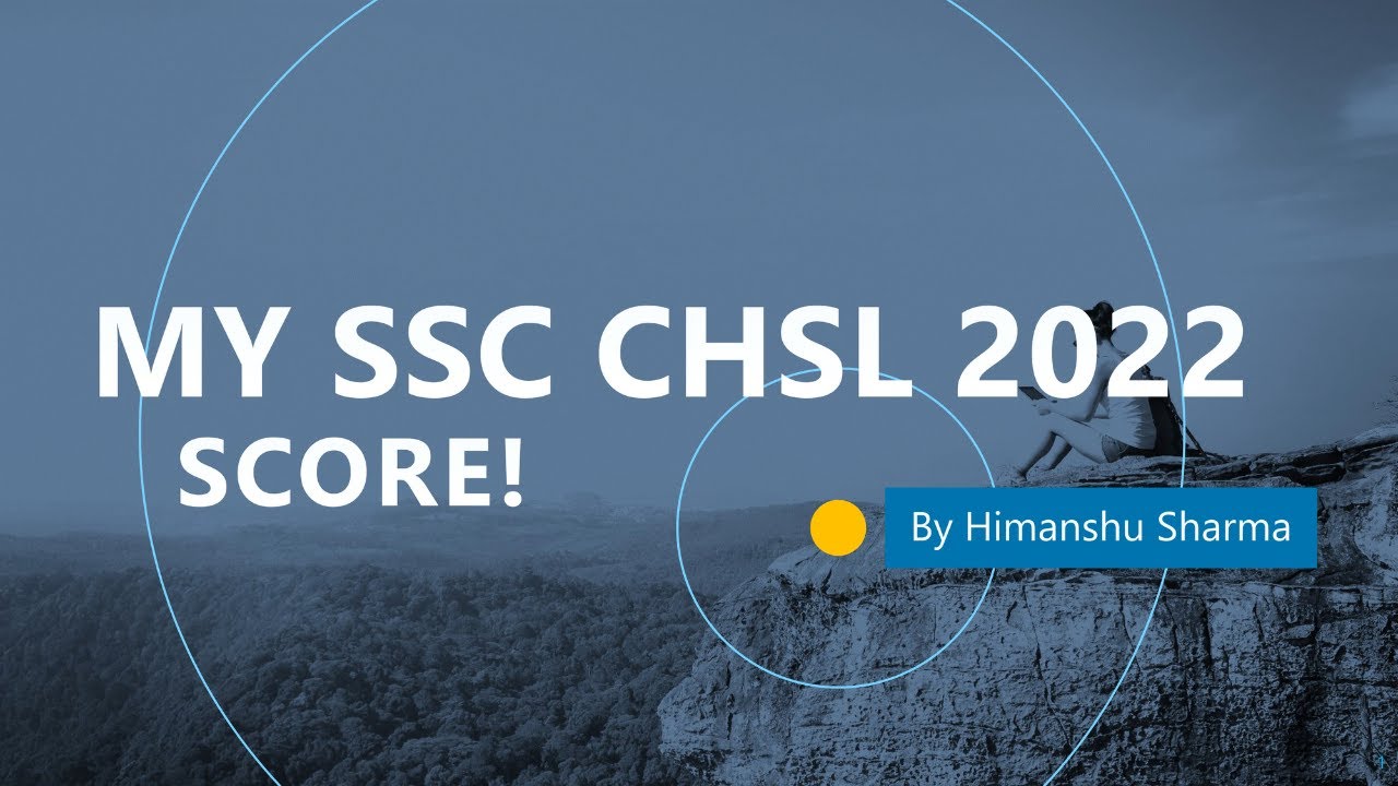 My SSC CHSL 2022 TIER 1 SCORE #ssc #sscchsl #ssccgl #scorecard - YouTube