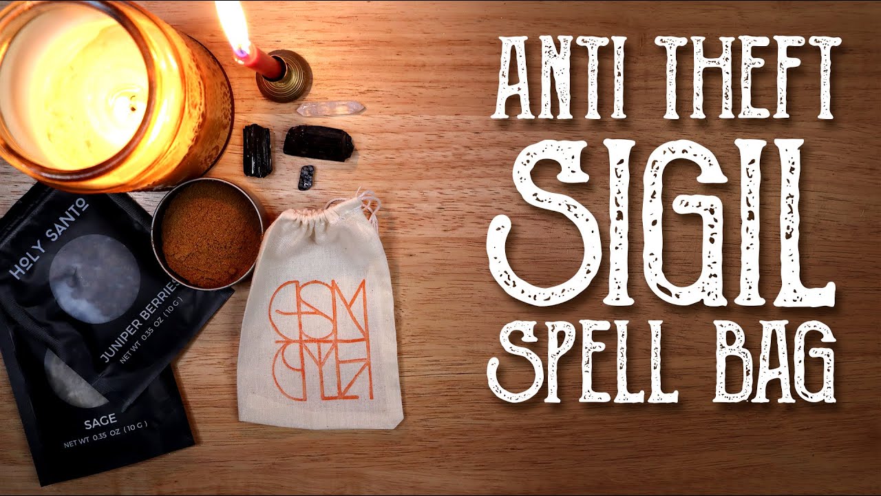 Sigil Spell Bag - Protection from Theft, Sigil Magic, Protection Magic ...