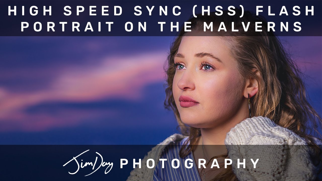 High Speed Sync (HSS) Flash Portrait Photography on the Malvern Hills ...