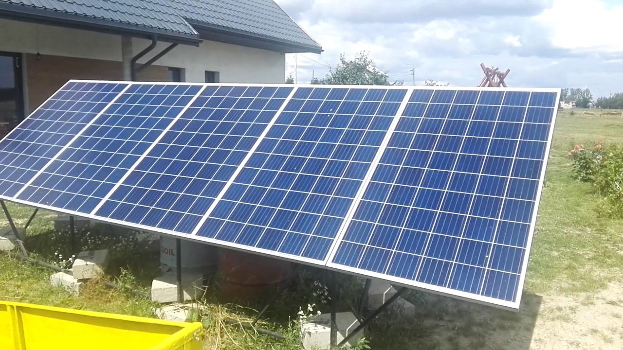 Fotowoltaika do grzania wody - YouTube