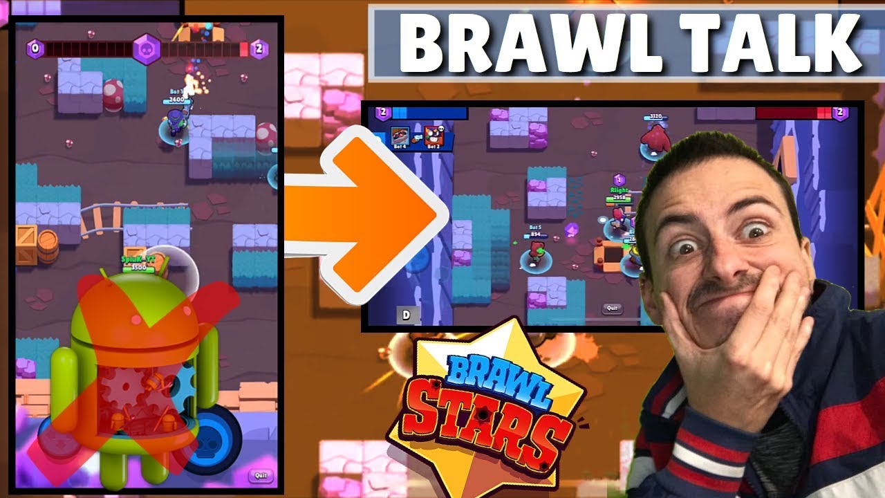BRAWL STARS ACTUALIZACION: ¡¡SIN ANDROID Y EN HORIZONTAL!! - YouTube