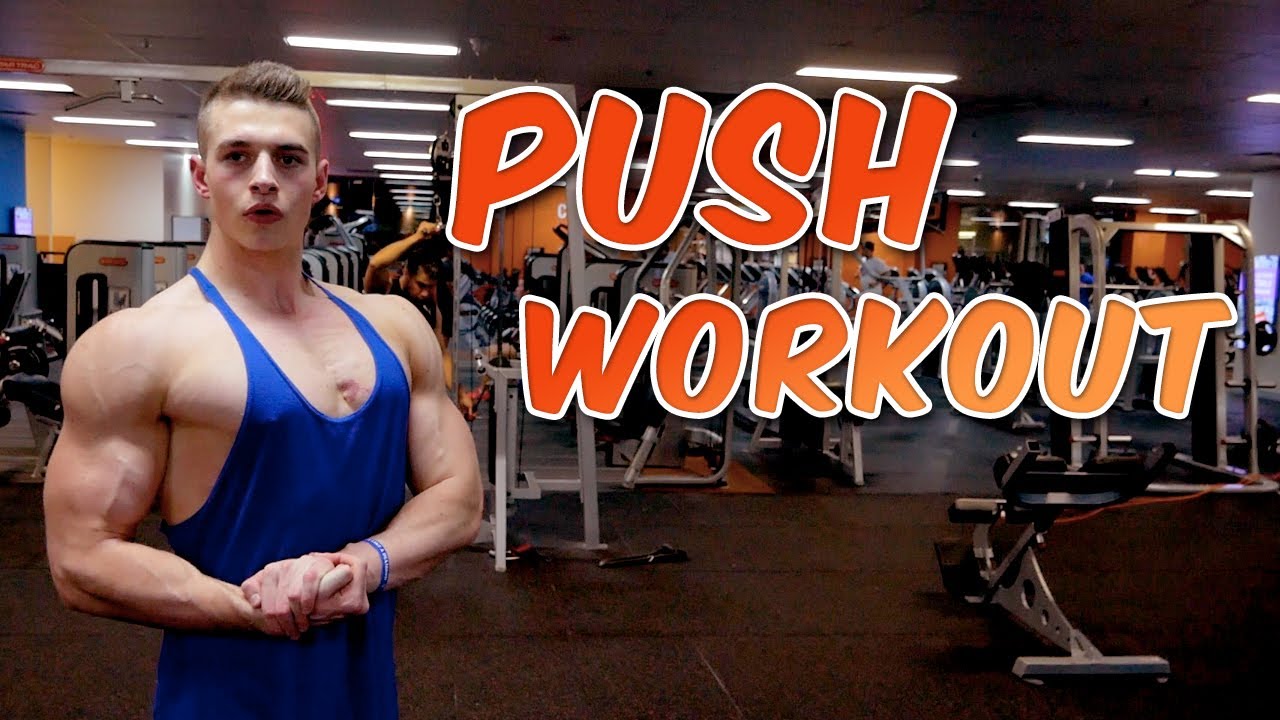 PUSH WORKOUT | BODYBUILDING | CHEST / SHOULDERS / TRICEPS - YouTube