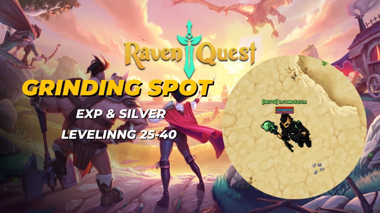 Raven Quest Tips EXP & Silver GACOR Level 25-40 🔥 Auto Cuan Setiap Jam ...