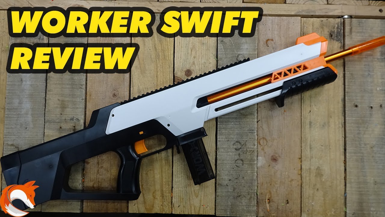 REVIEW - Worker Swift Super Sniper Blaster Unboxing - YouTube