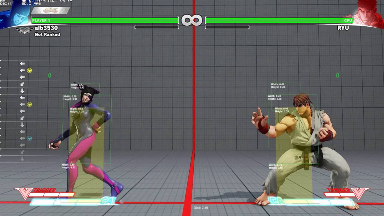 Street Fighter V Juri hitboxes (normal and slow motion) - Season 1 ...