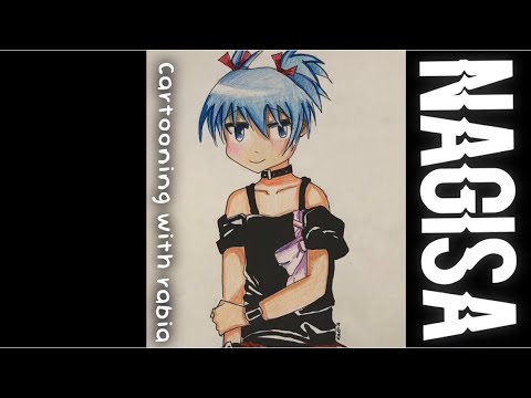 How to draw Nagisa ! - YouTube
