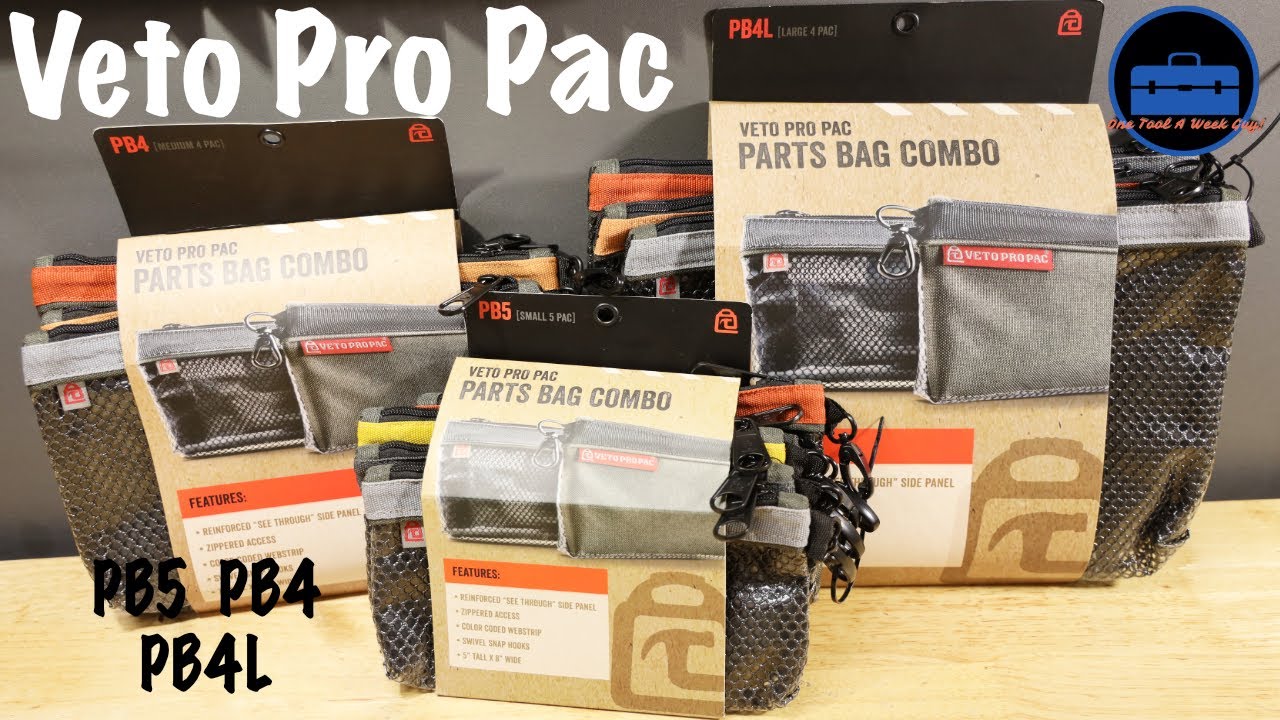 Veto Pro Pac Parts Bag PB5, PB4 and PB4L - YouTube