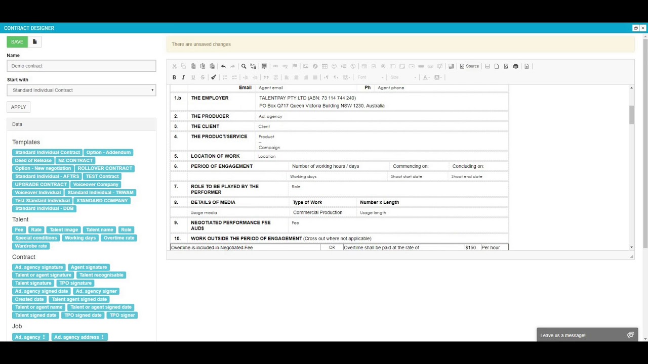 1 Create Master Contract - YouTube