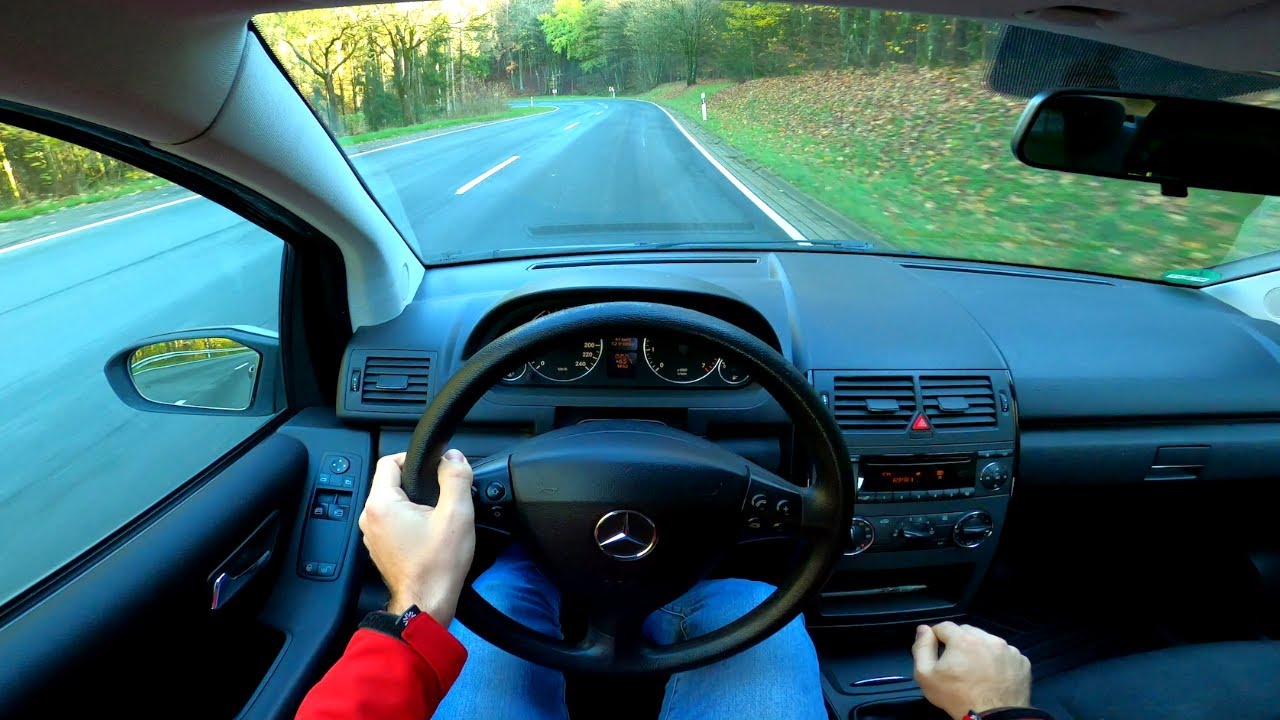 2006 Mercedes Benz A150 [1.5 - 95 HP] POV Test Drive | Beautiful German ...