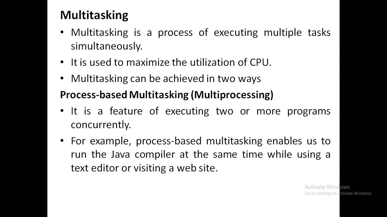UNIT III MULTITHREADED PROGRAMMING - YouTube