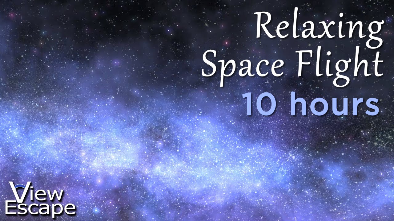 Relaxing Sounds of Space Flight across the Galaxy | White Noise | 10 ...